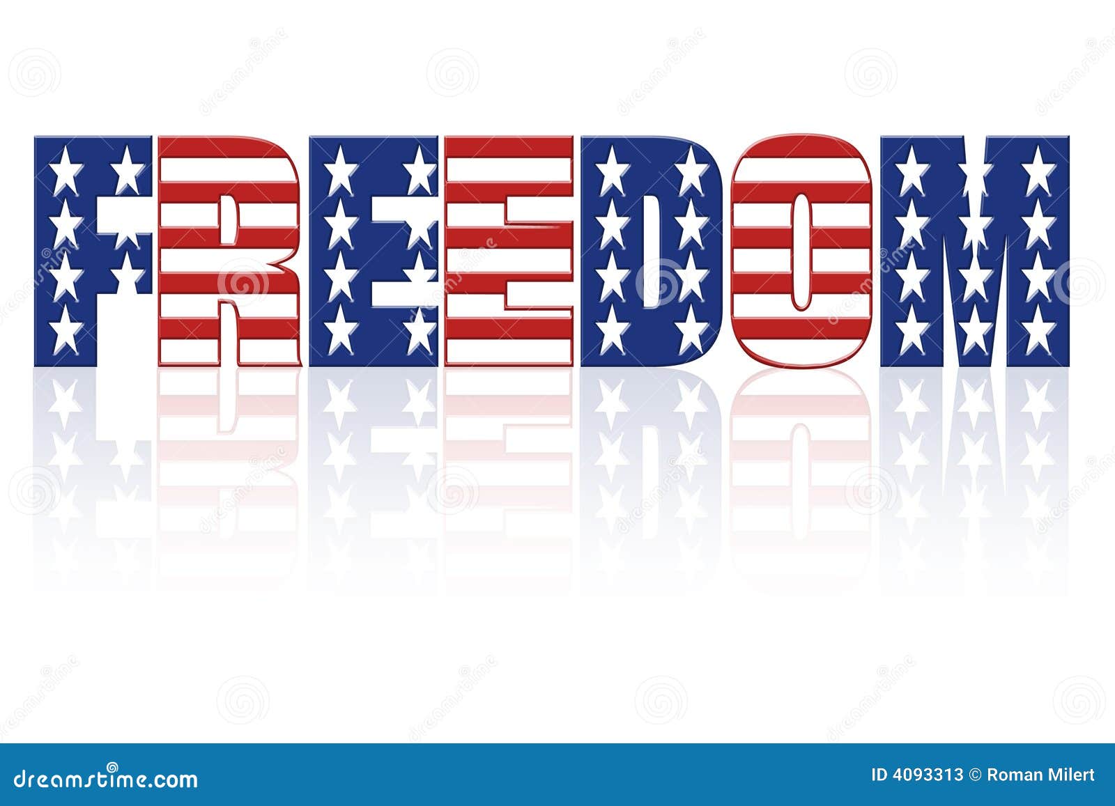 Kleuren van Vrijheid stock illustratie. Illustration of staat - 4093313