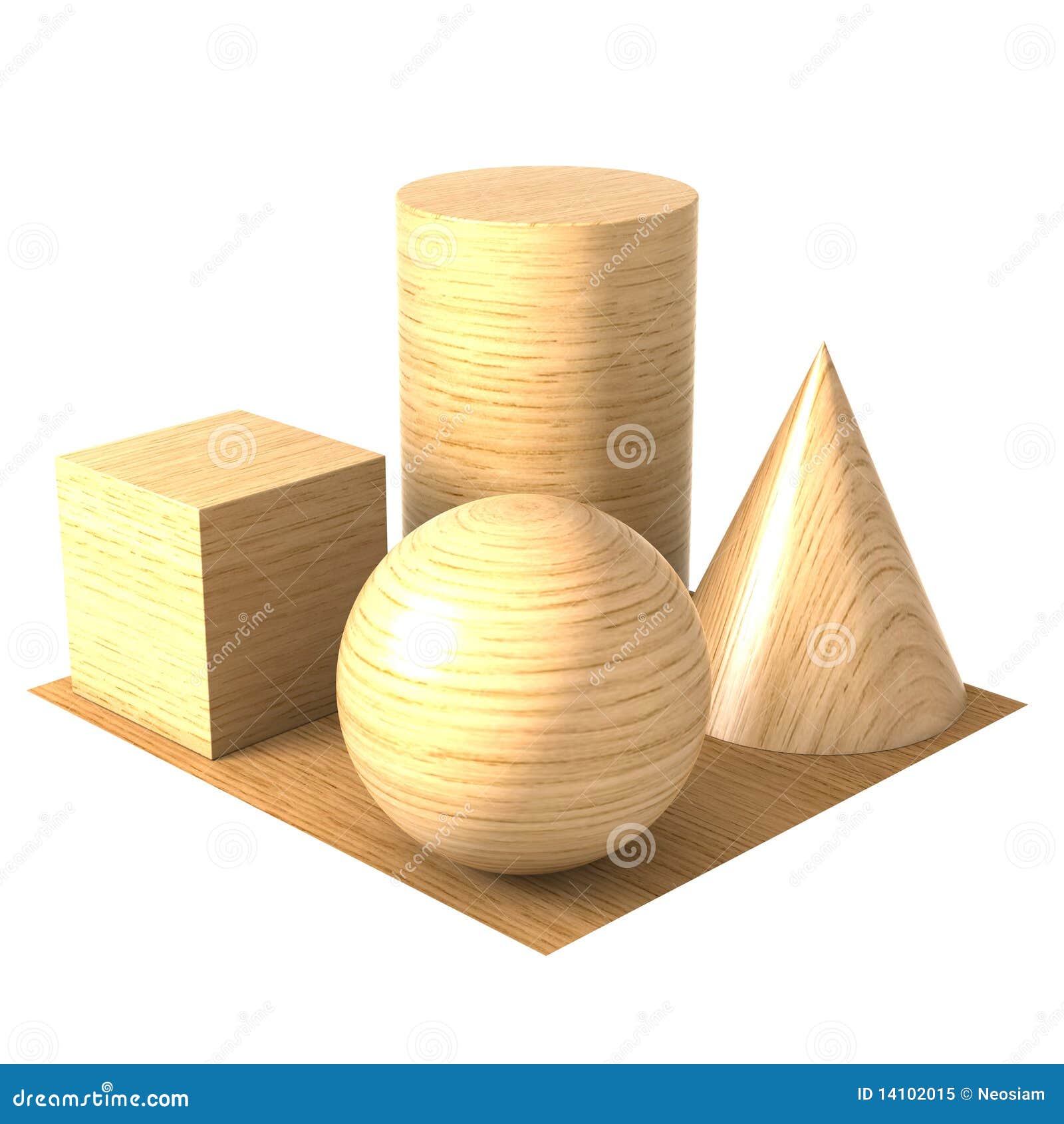 Kleurrijke BasisVorm stock illustratie. Illustration of cilinder - 14102015