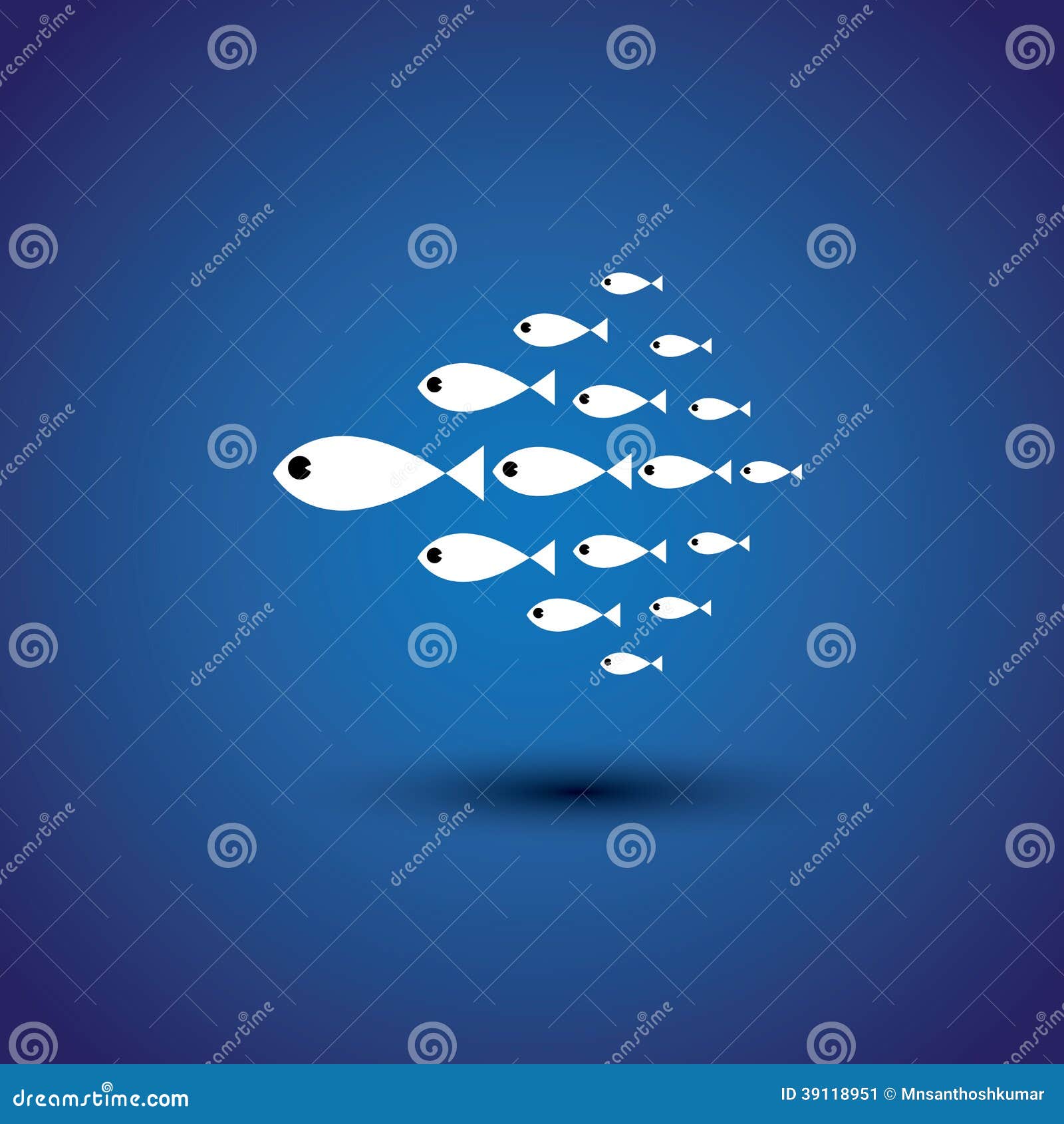 Kleurrijke School Van Vissen - Leidingsvector Vector Illustratie - Illustration of aquarium ...
