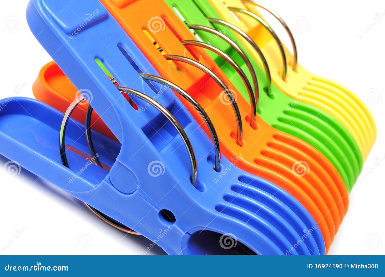 Kleurrijke Wasknijpers stock foto. Afbeelding bestaande uit geel - 16924190