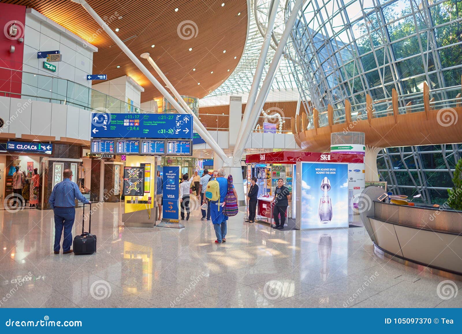 KLIA image éditorial. Image du terminal, couleur, tourisme - 105097370