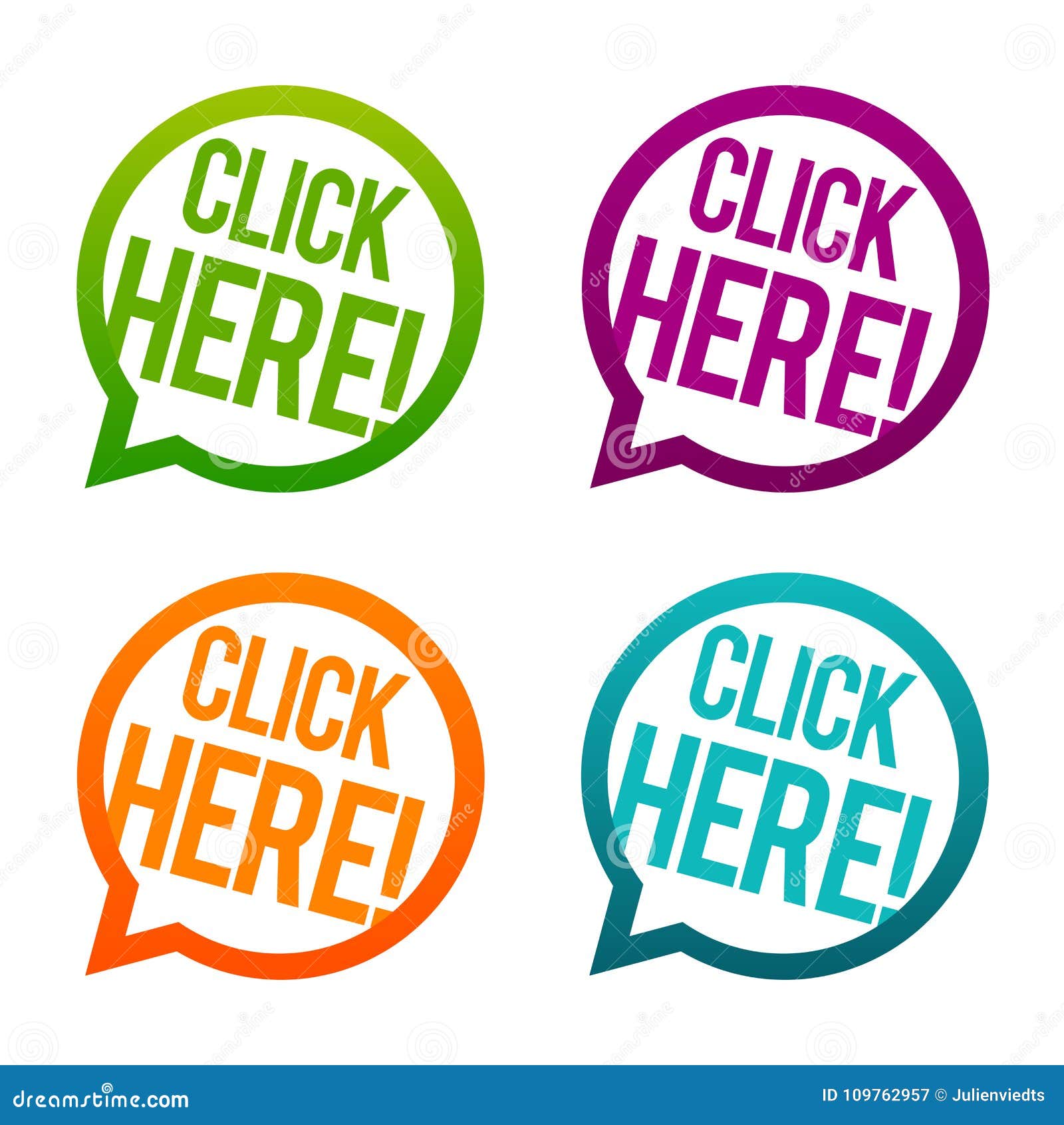 Klik Hier Om Knopen Cirkeleps10 Vector Vector Illustratie ...