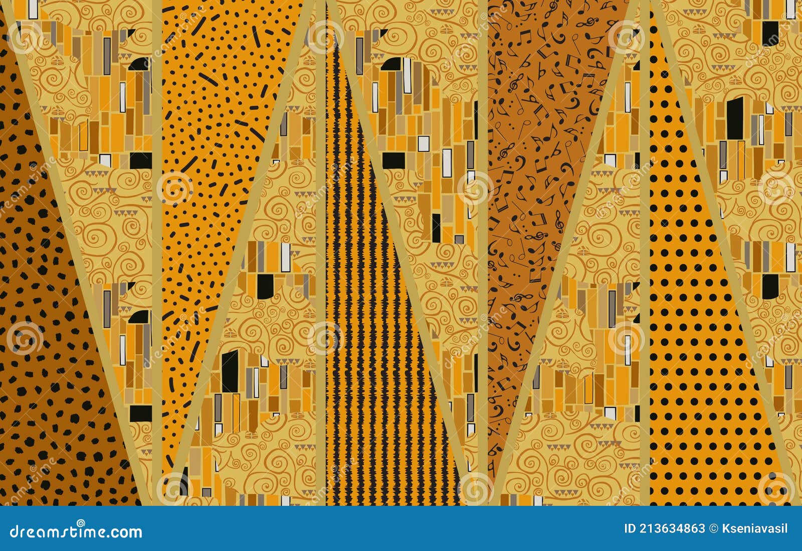 Klimt background vector stock vector. Illustration of template - 213634863