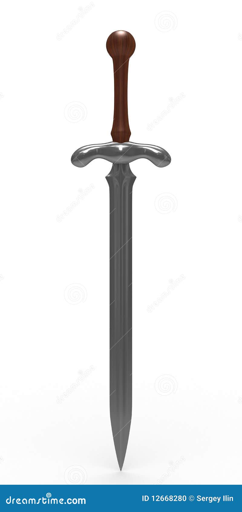 Klinge Auf Weißem Hintergrund Stock Abbildung - Illustration von messer ...