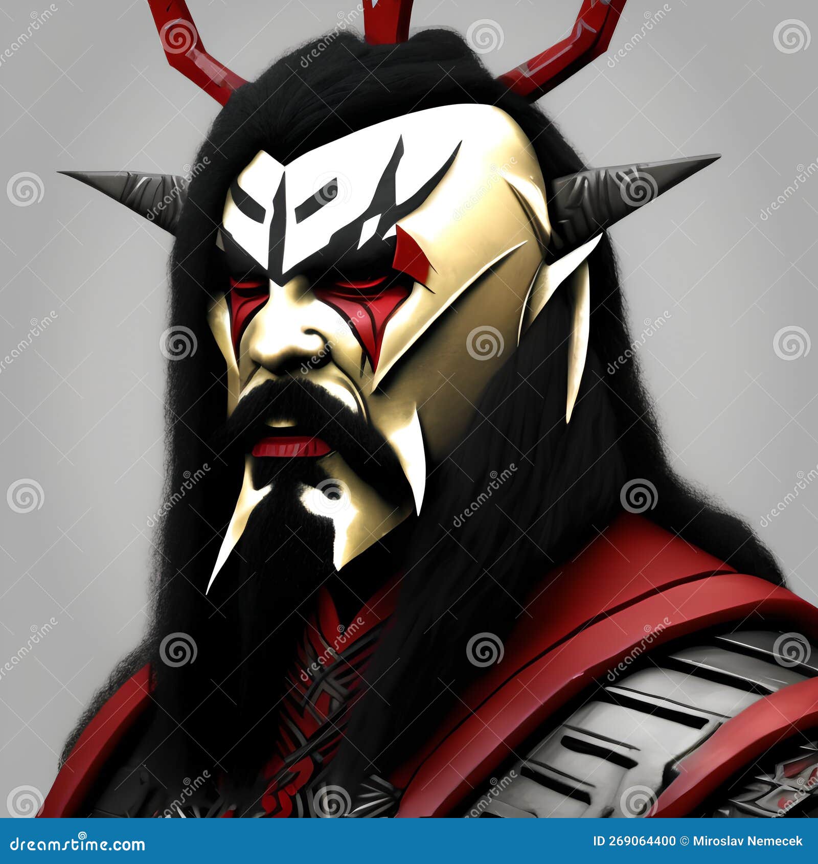 Klingon Warrior, Generative AI Illustration Stock Illustration ...