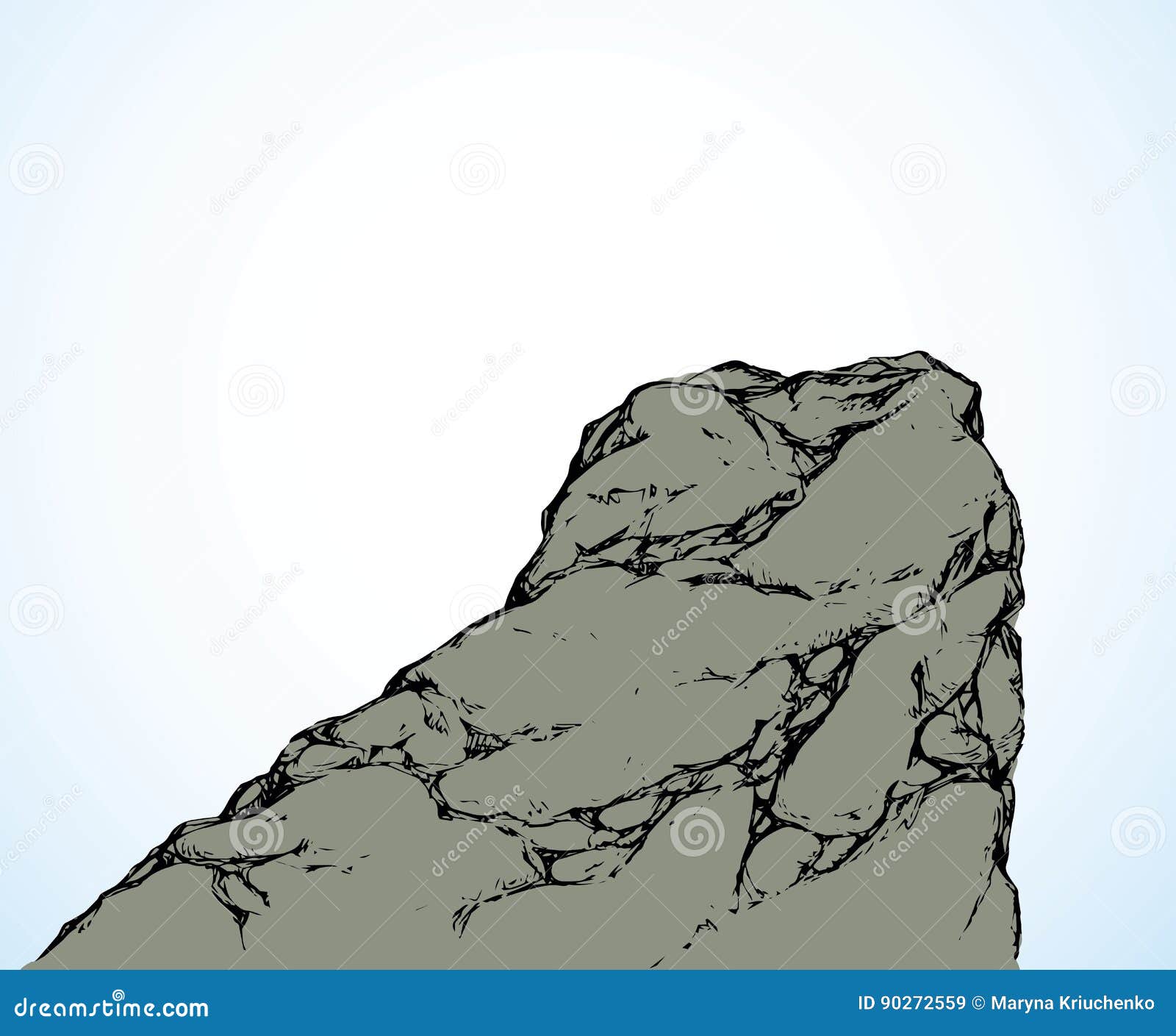 Klip Vector tekening vector illustratie. Illustration of piek - 90272559