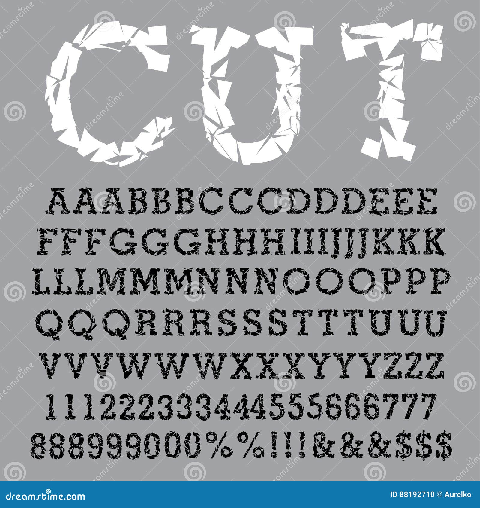 Klipp ut alfabetet vektor illustrationer. Illustration av minsta - 88192710