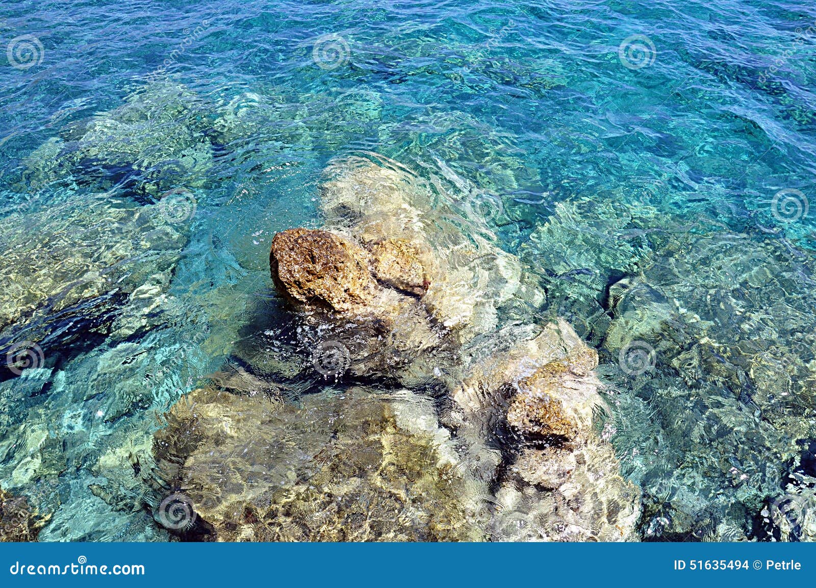 Klippor Och Hav, Grekland, Europa Arkivfoto - Bild av sten, grekland ...