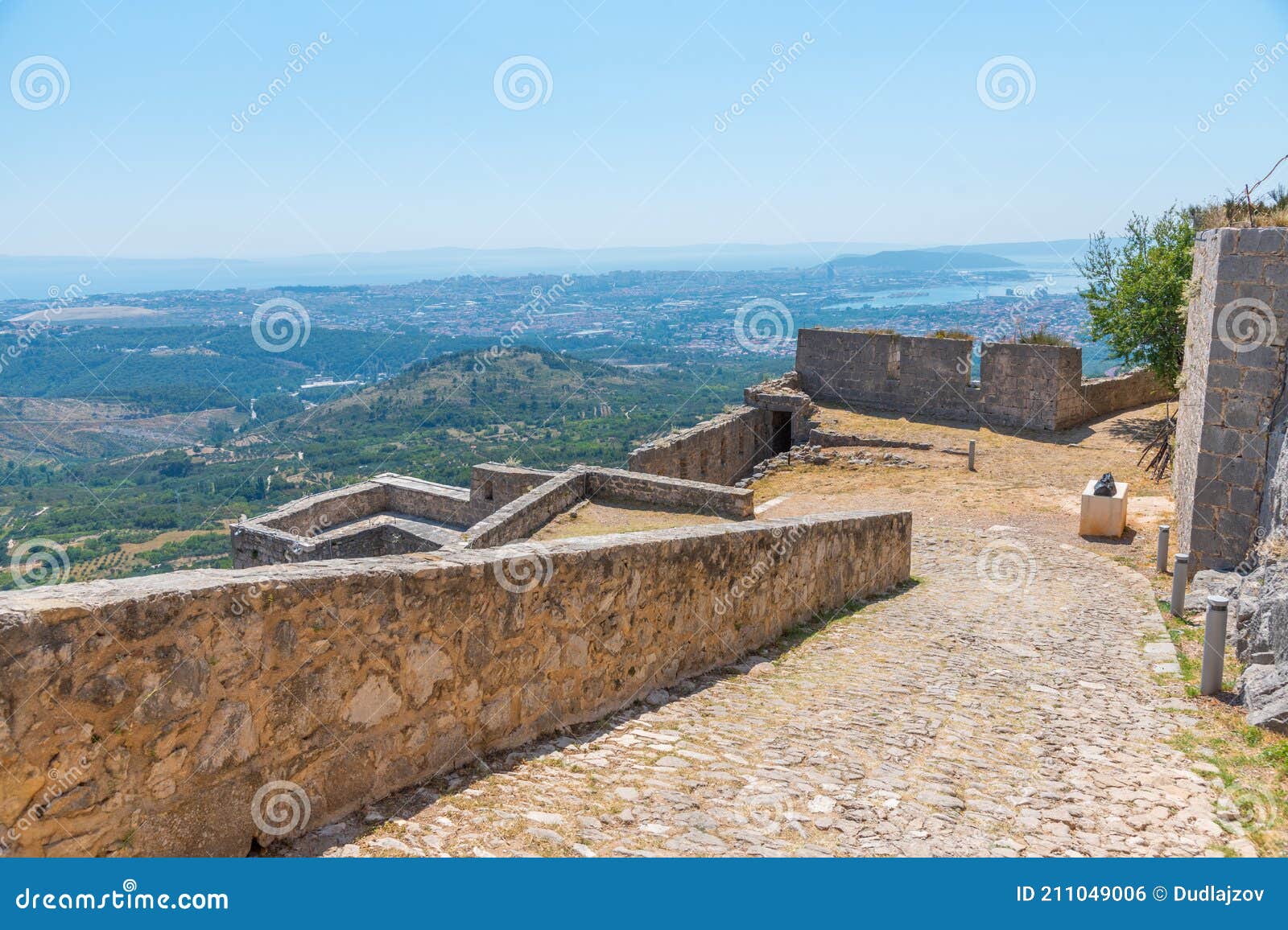 Klis Fortress Near Split, Croatia Stock Photo - Image of hill, defense ...