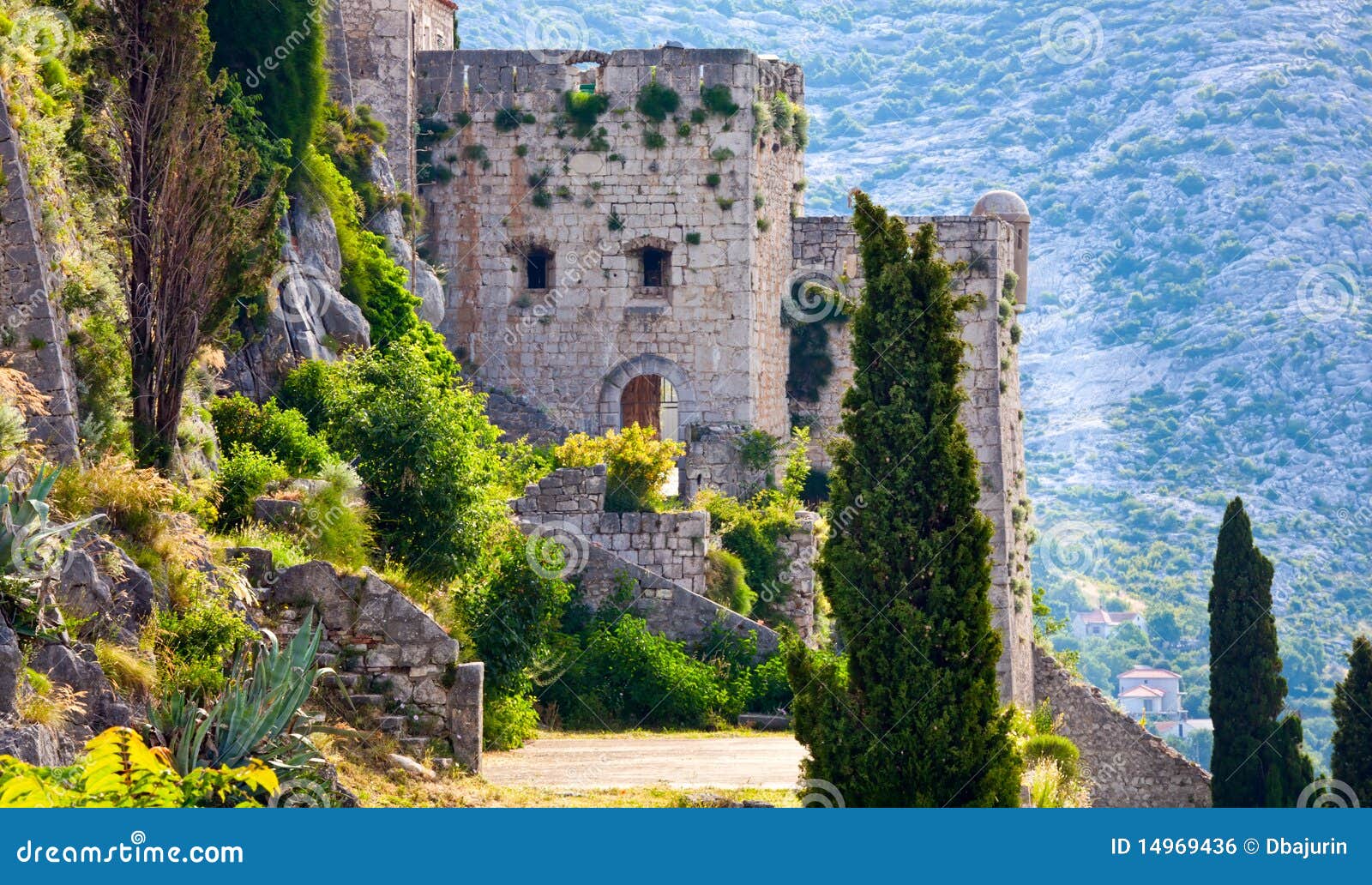 Klis - Medieval Fortress in Croatia Stock Photo - Image of tranquil ...
