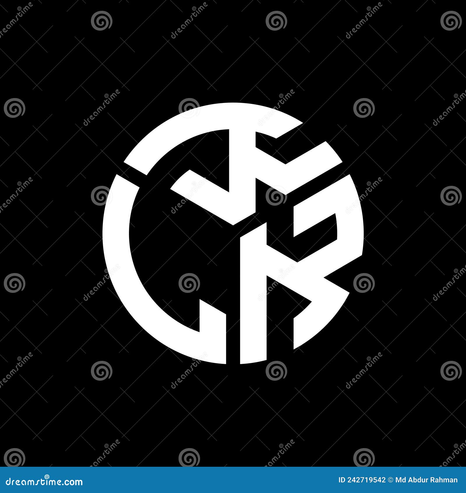 KLK Letter Logo Design on Black Background. KLK Creative Initials ...