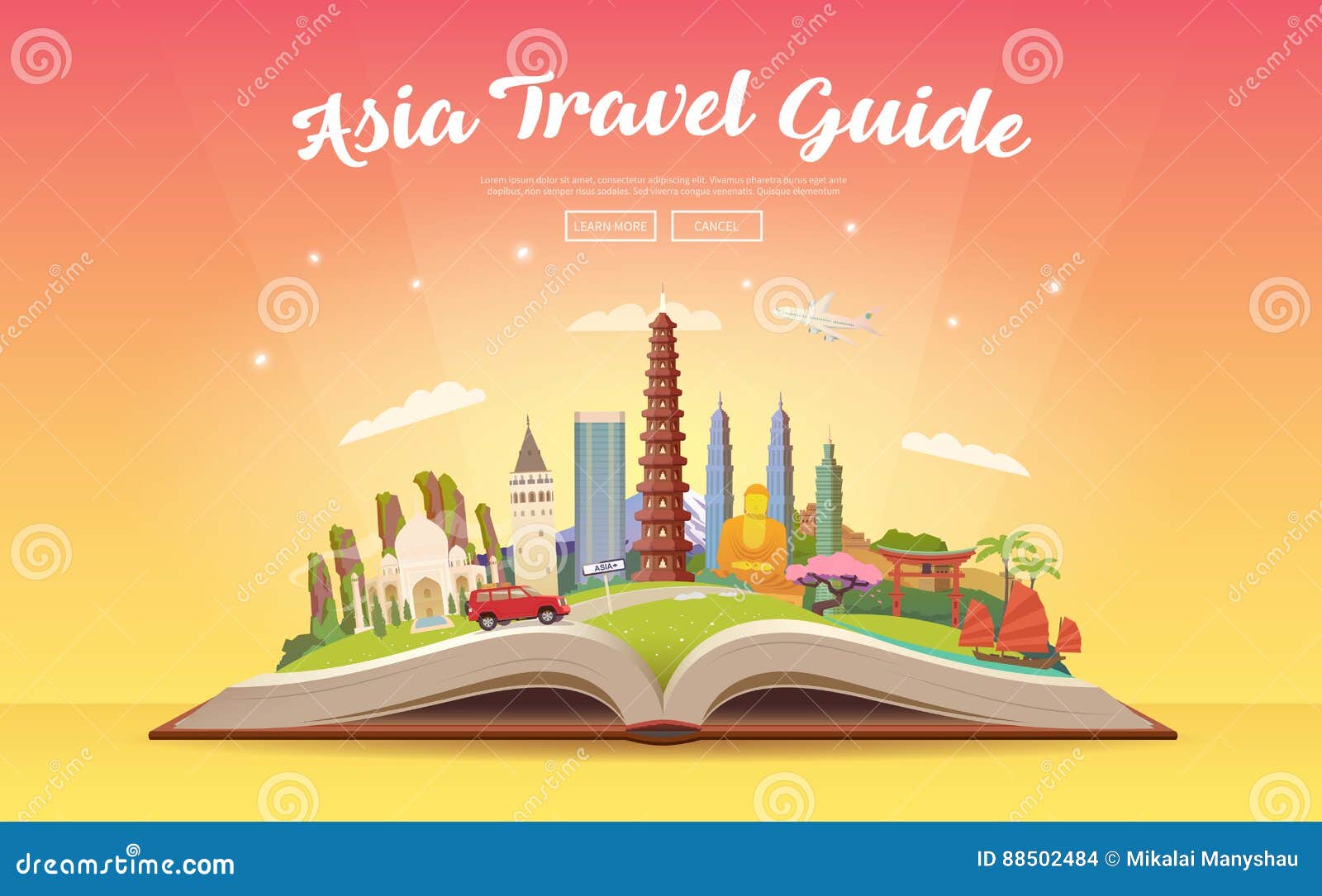 Klklk ilustración del vector. Ilustración de buda, viajero - 88502484