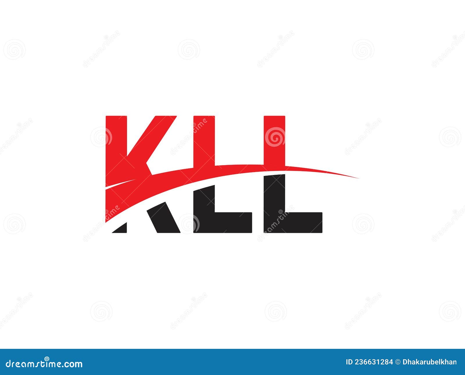 KLL Letter Initial Logo Design Vector Illustration Stock Vector ...