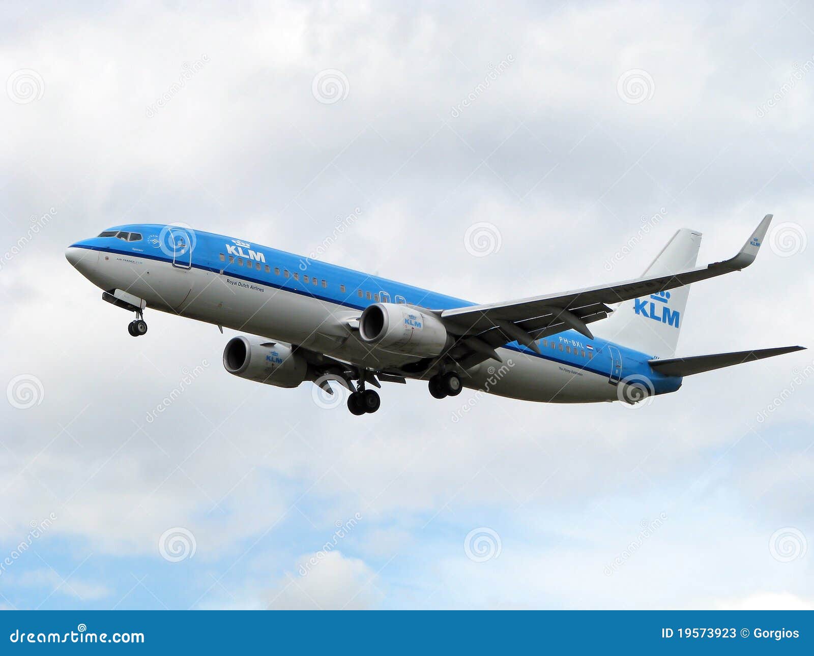 KLM airlines aircraft editorial stock photo. Image of national - 19573923