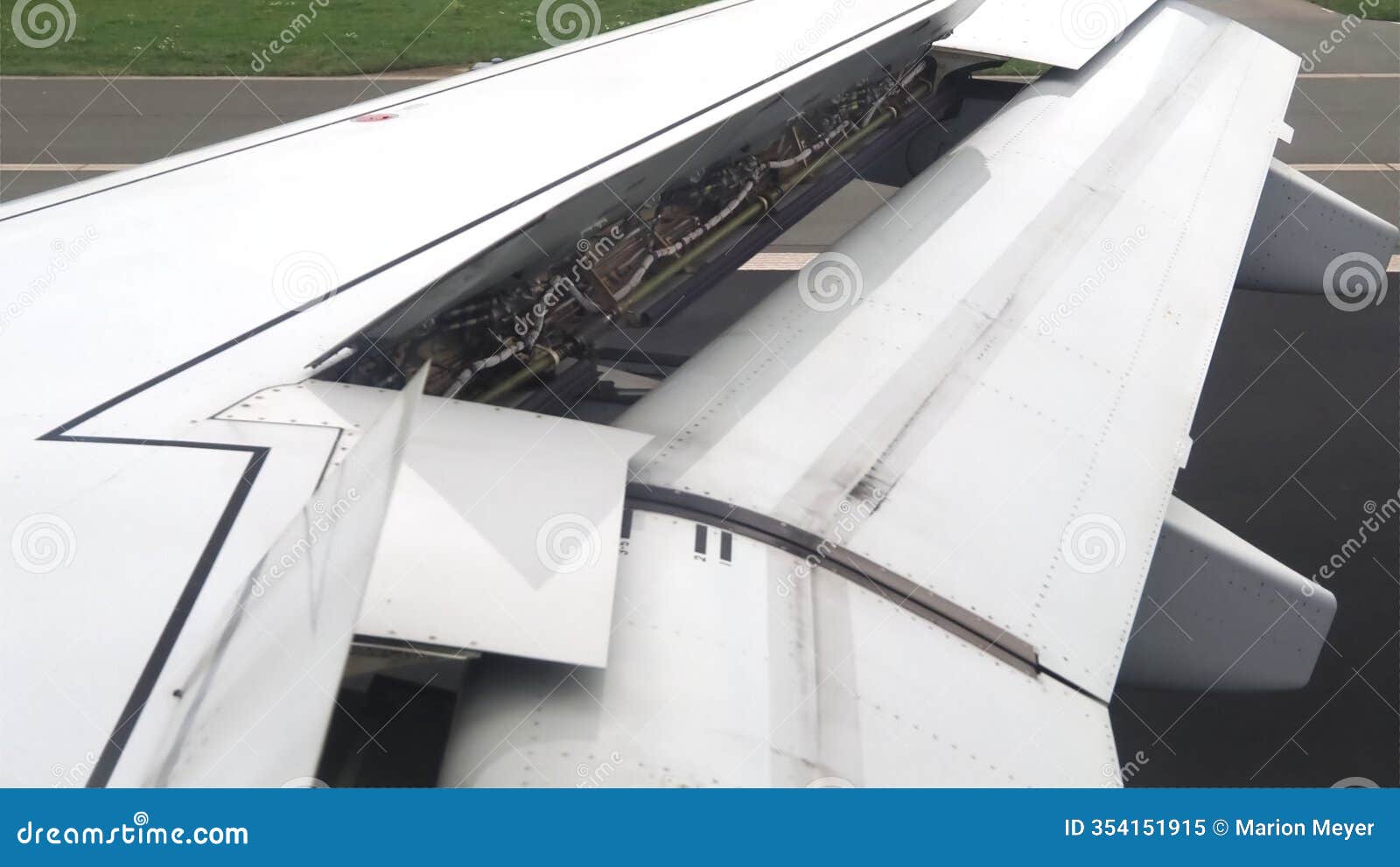 KLM Airplane Wind By Embraer With Landing Flaps Editorial Photo ...