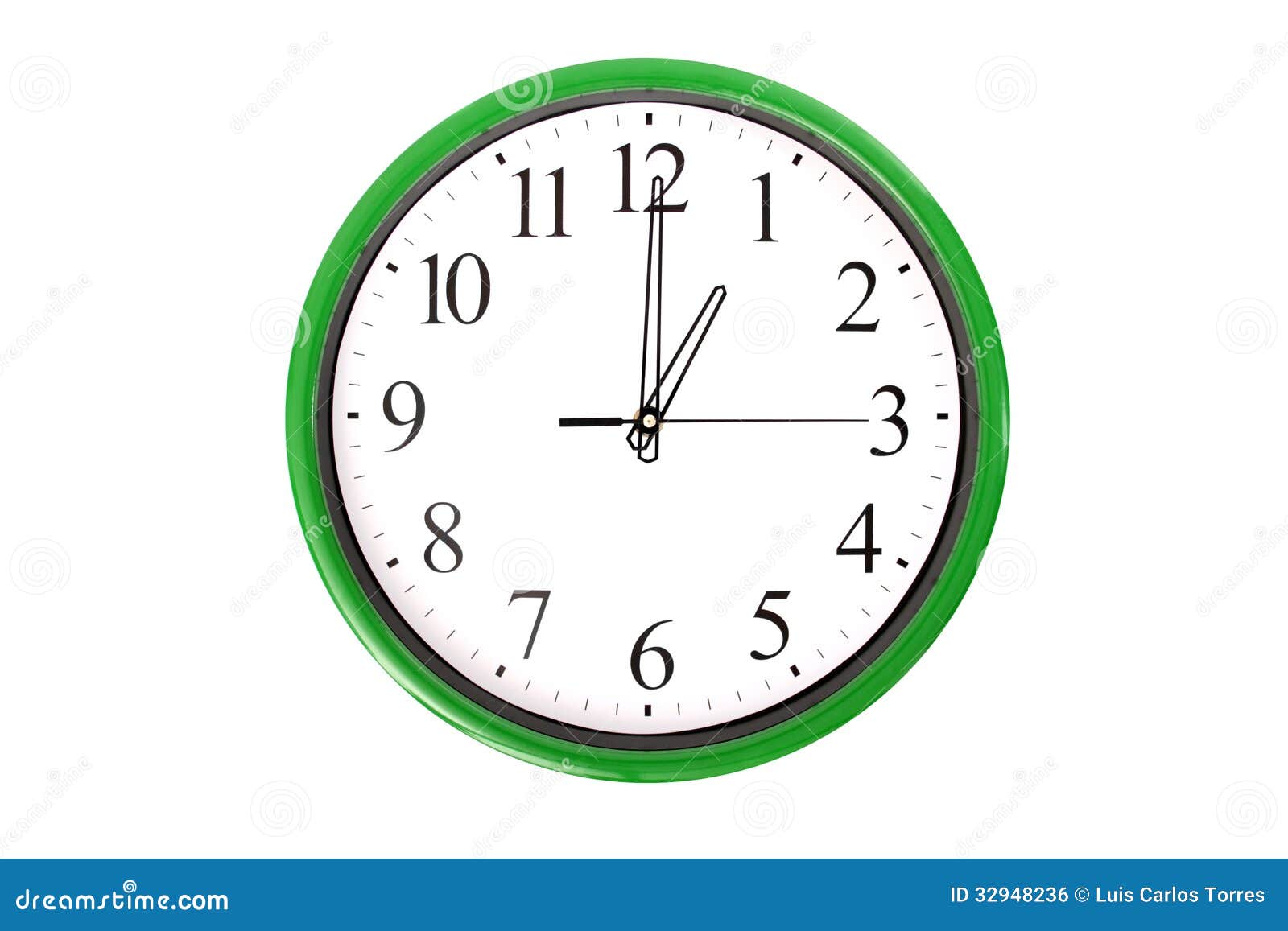 Klok serie - 1 uur stock foto. Image of uren, één, analogon - 32948236