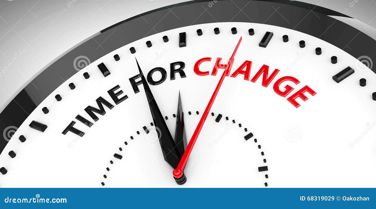 Klok - Tijd Voor Verandering #2 Stock Illustratie - Illustration of ...