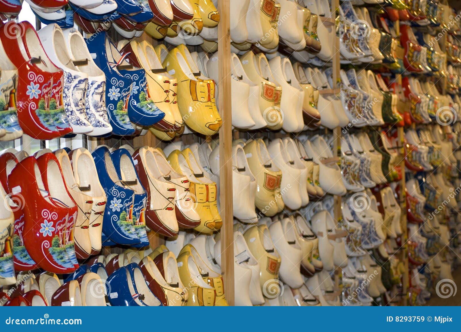Klompen - Dutch Wooden Shoes Stock Image - Image of klompenmakerij ...