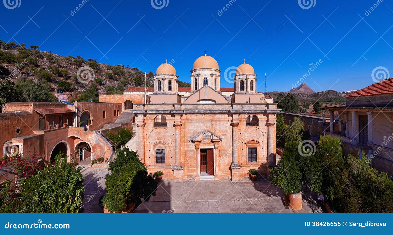 Kloster Agia Triada stock image. Image of kloster, church - 38426655