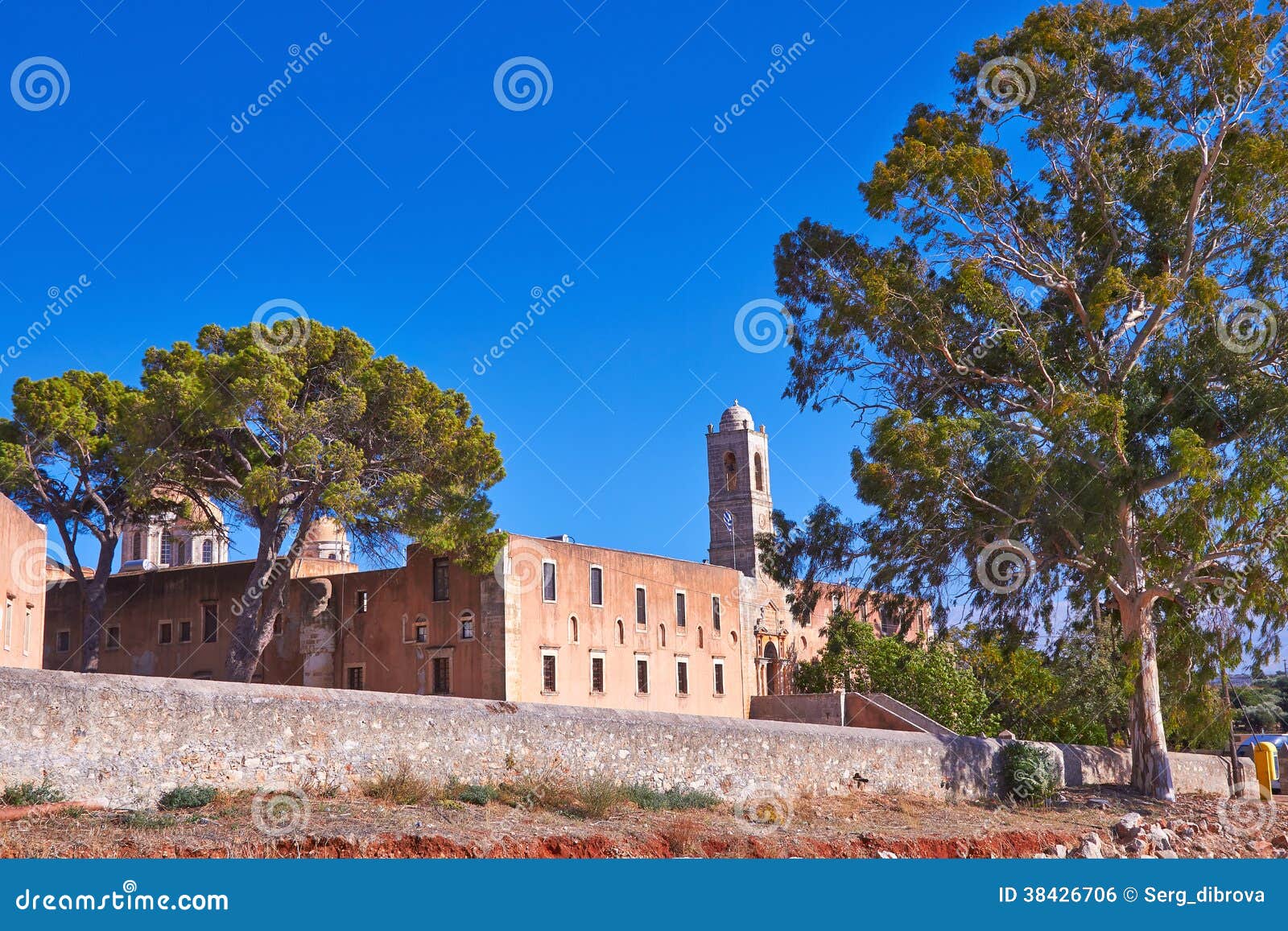 Kloster Agia Triada stock photo. Image of outdoor, location - 38426706