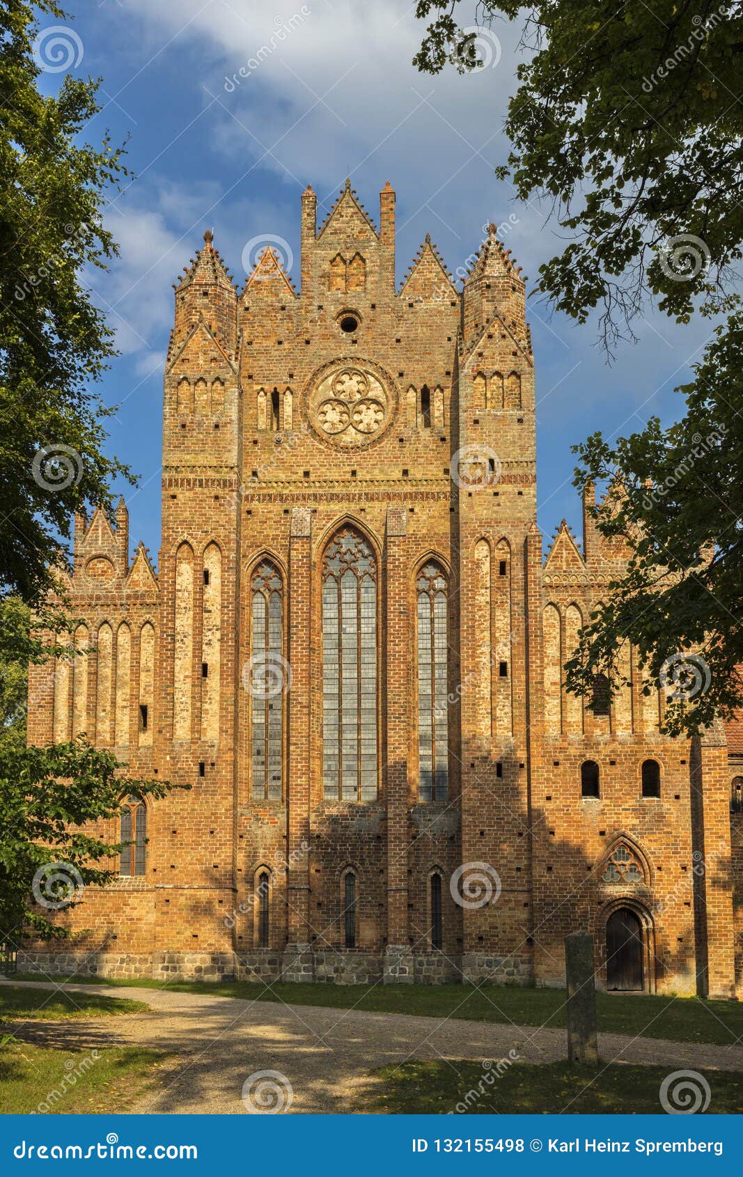 Main Building of the Monastery Chorin in Brandenburg Stock Photo ...