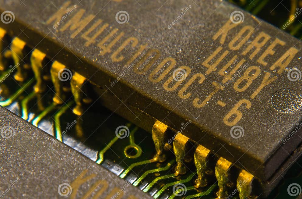 Vintage PC Memory editorial stock image. Image of semiconductorn - 99600584