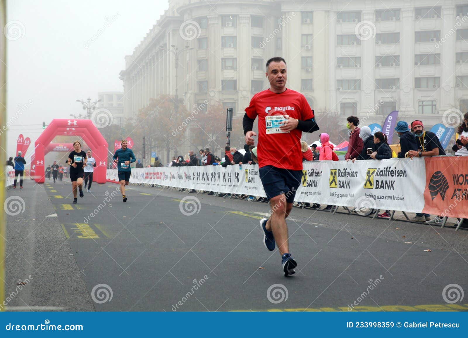 10 Km Race at Bucharest Marathon Editorial Stock Image - Image of limb ...