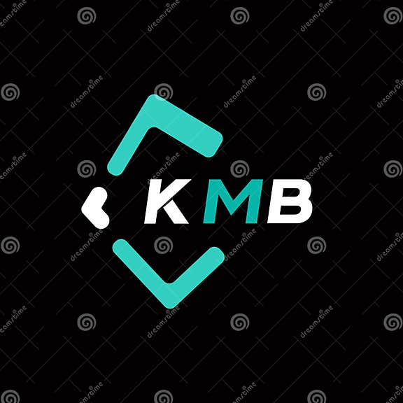 KMB Creative Minimalist Letter Logo. KMB Unique Vector Initials ...