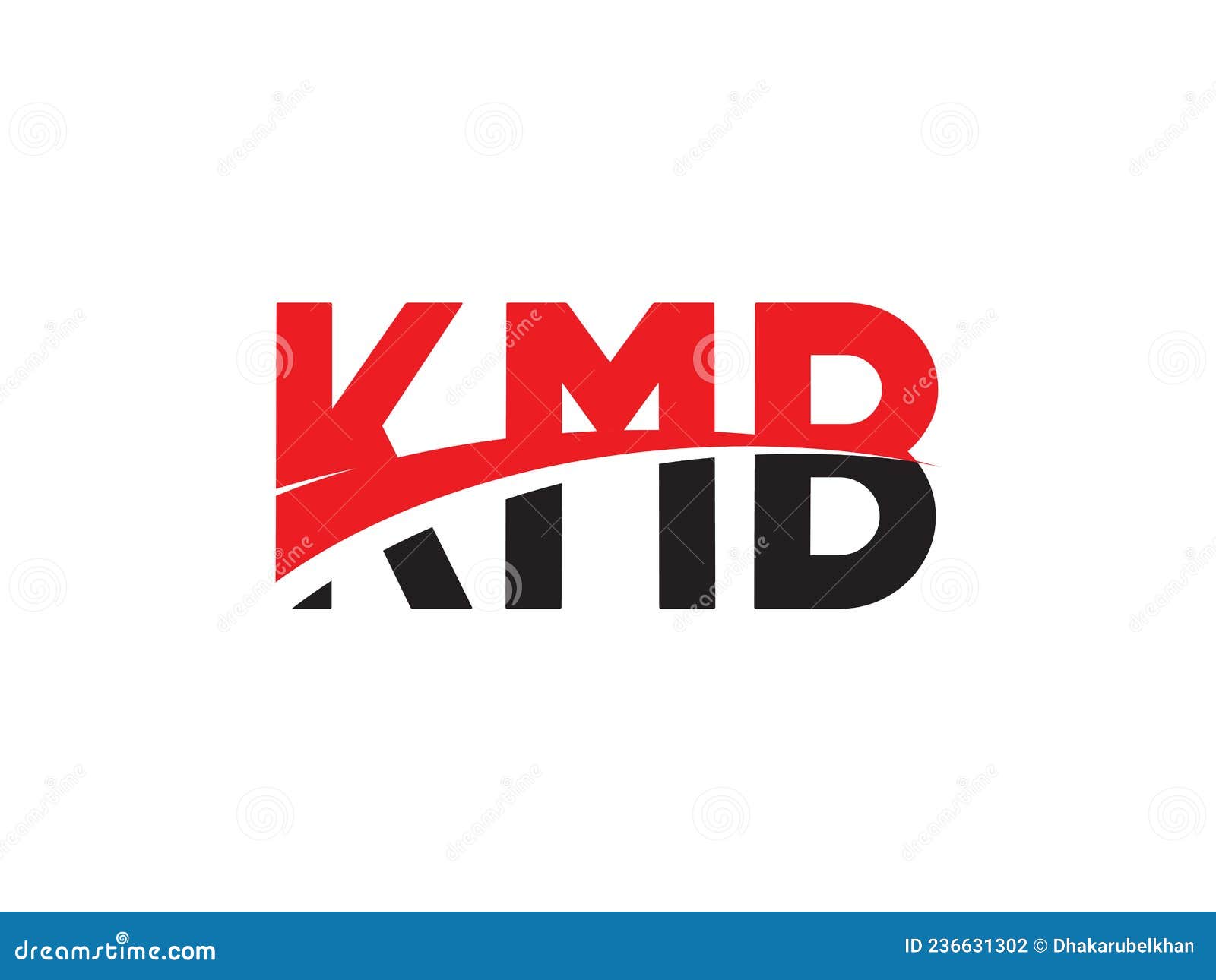 KMB Letter Initial Logo Design Vector Illustration Stock Vector ...