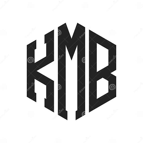 KMB Logo Design. Initial Letter KMB Monogram Logo Using Hexagon Shape ...