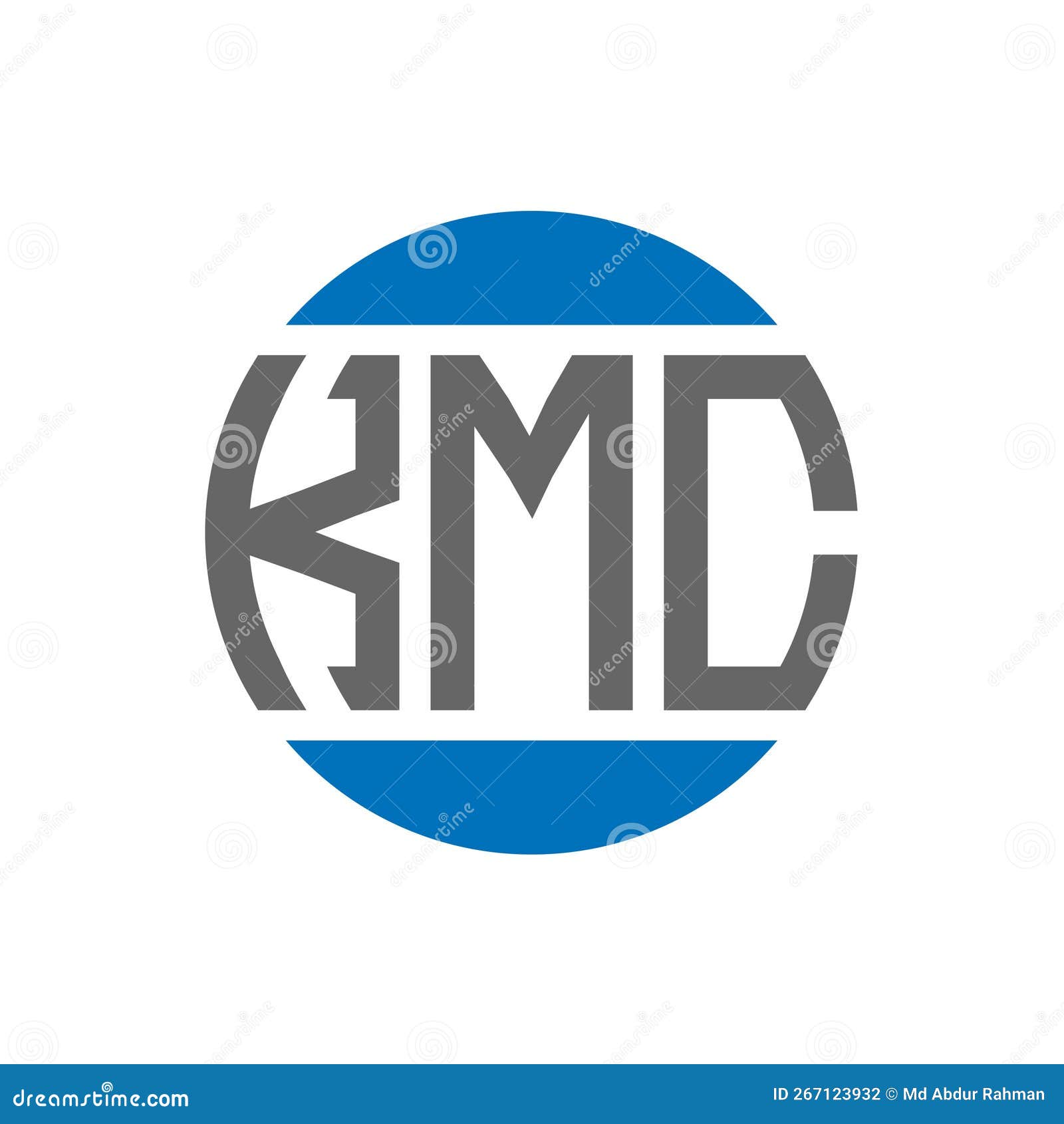 KMC Letter Logo Design on White Background. KMC Creative Initials ...