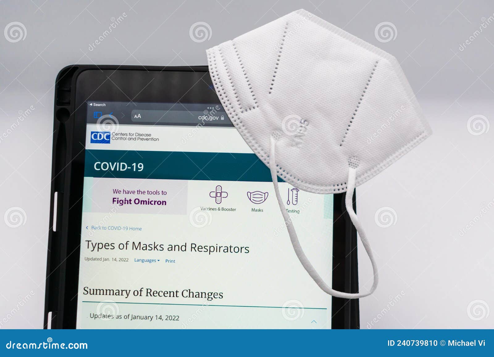 KN-95 Protective Face Mask on CDC Consumer Masks and Respirators ...