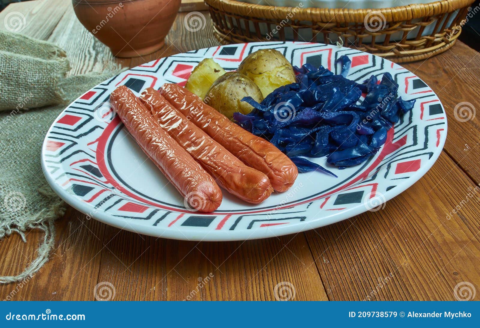 Knakworst stock image. Image of delicious, gourmet, lunch - 209738579