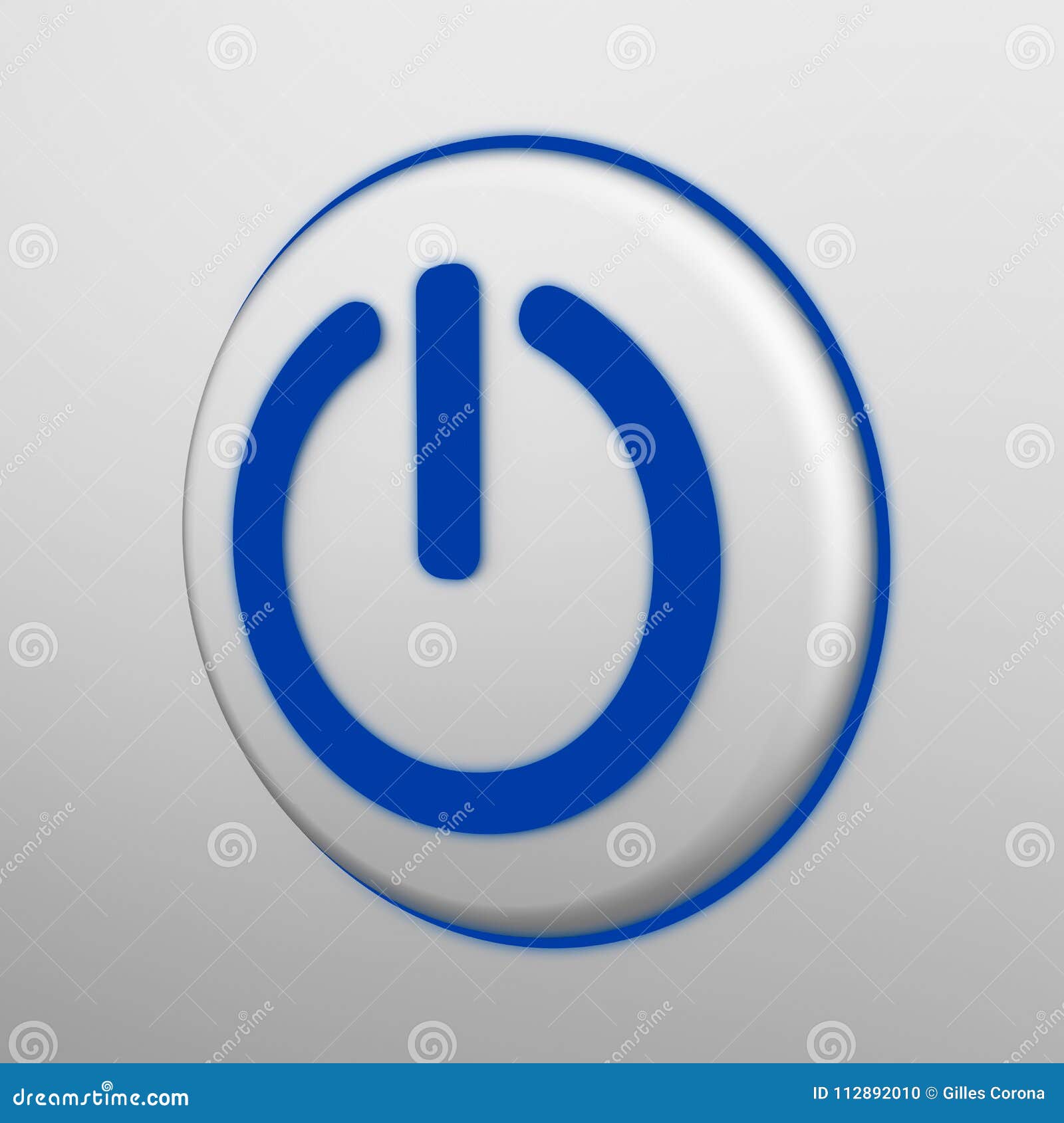 Knapp stock illustrationer. Illustration av strömbrytare - 112892010