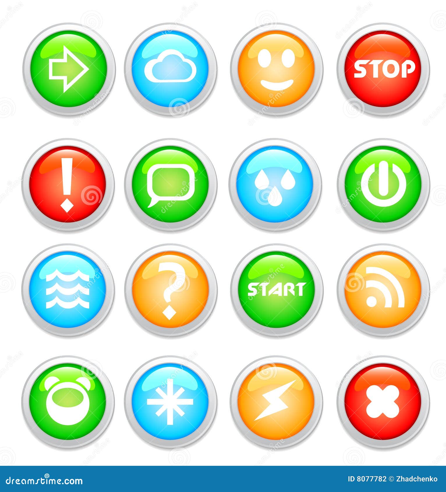 Knapp vektor illustrationer. Illustration av glansigt - 8077782