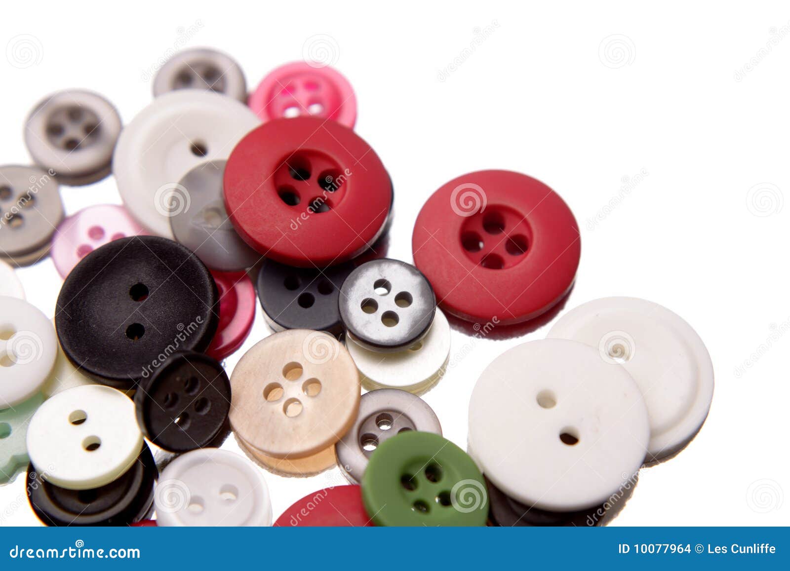 Knappar arkivfoto. Bild av färgglatt, runt, studio, knappar - 10077964