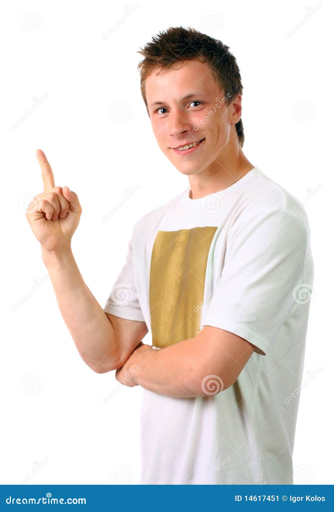 Knappe mens stock afbeelding. Image of portret, camera - 14617451