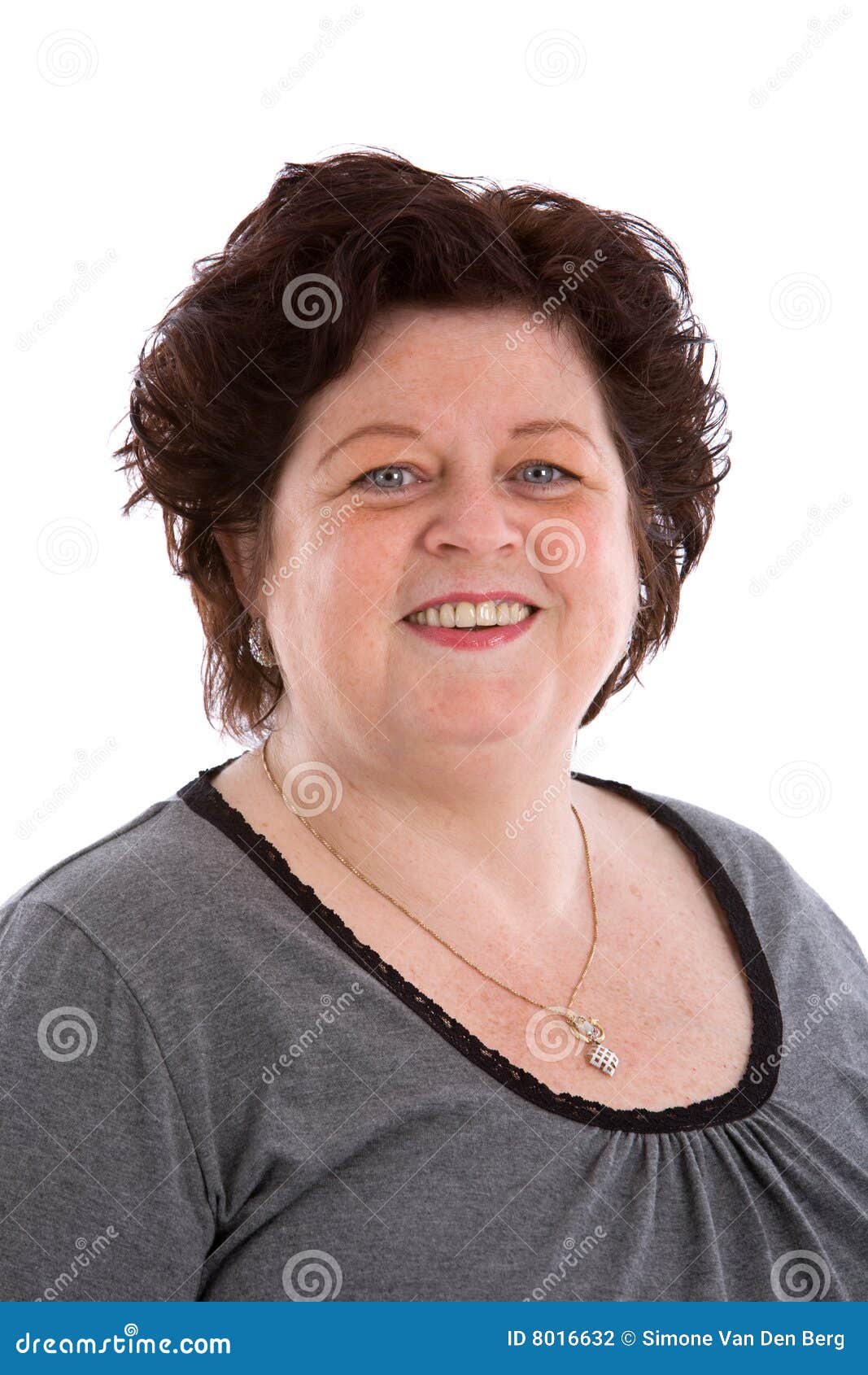 Knappe rijpe vrouw stock foto. Image of vrouwen, geïsoleerd - 8016632