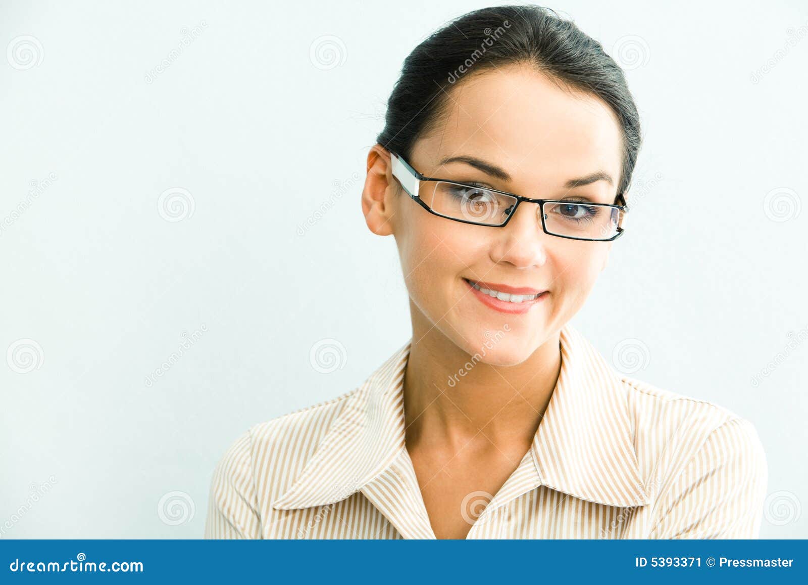 Knappe vrouw stock afbeelding. Image of manier, aantrekkelijk - 5393371