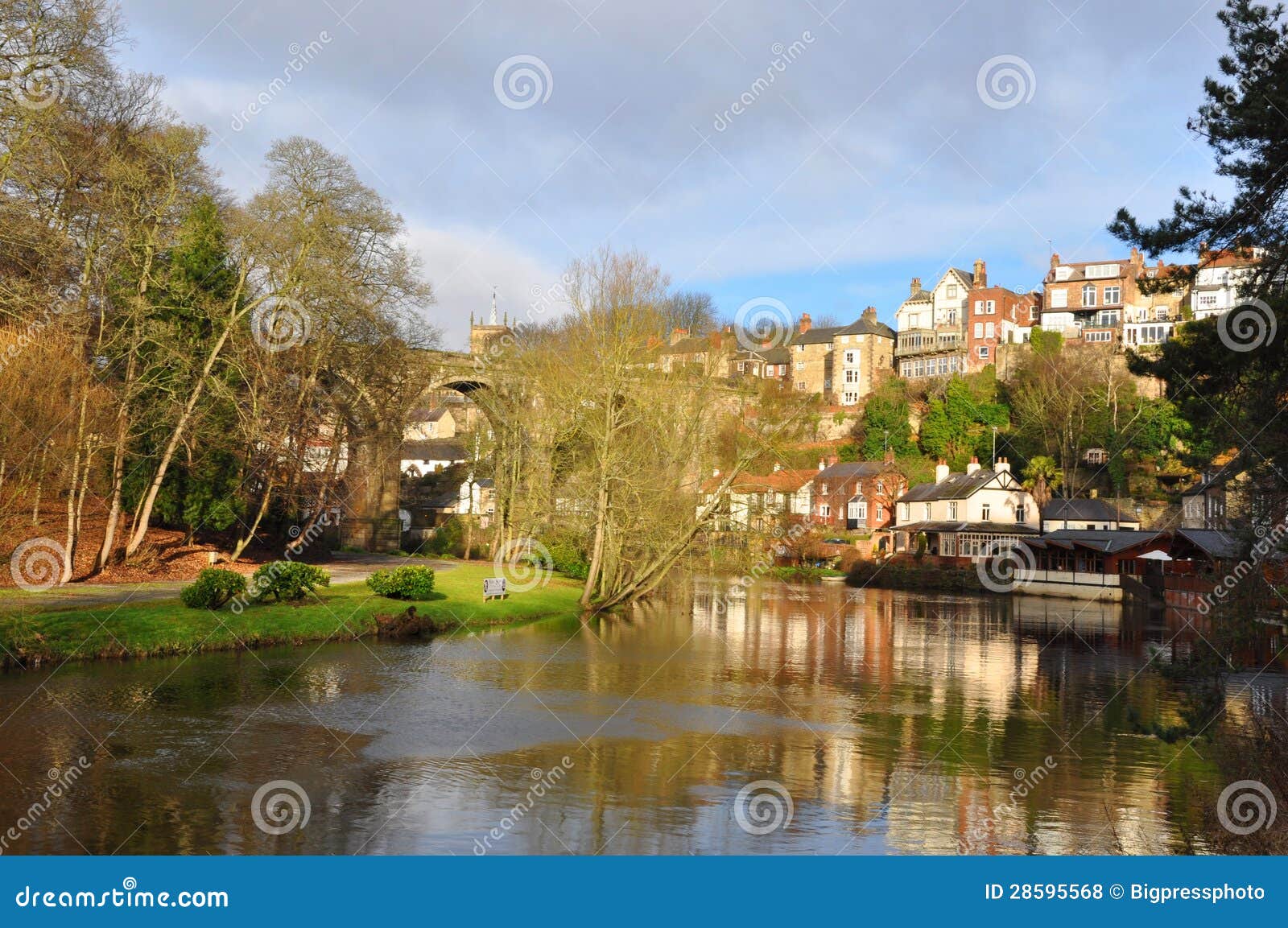 Knaresborough Inghilterra Di Yorkshire Fotografia Stock - Immagine di ...