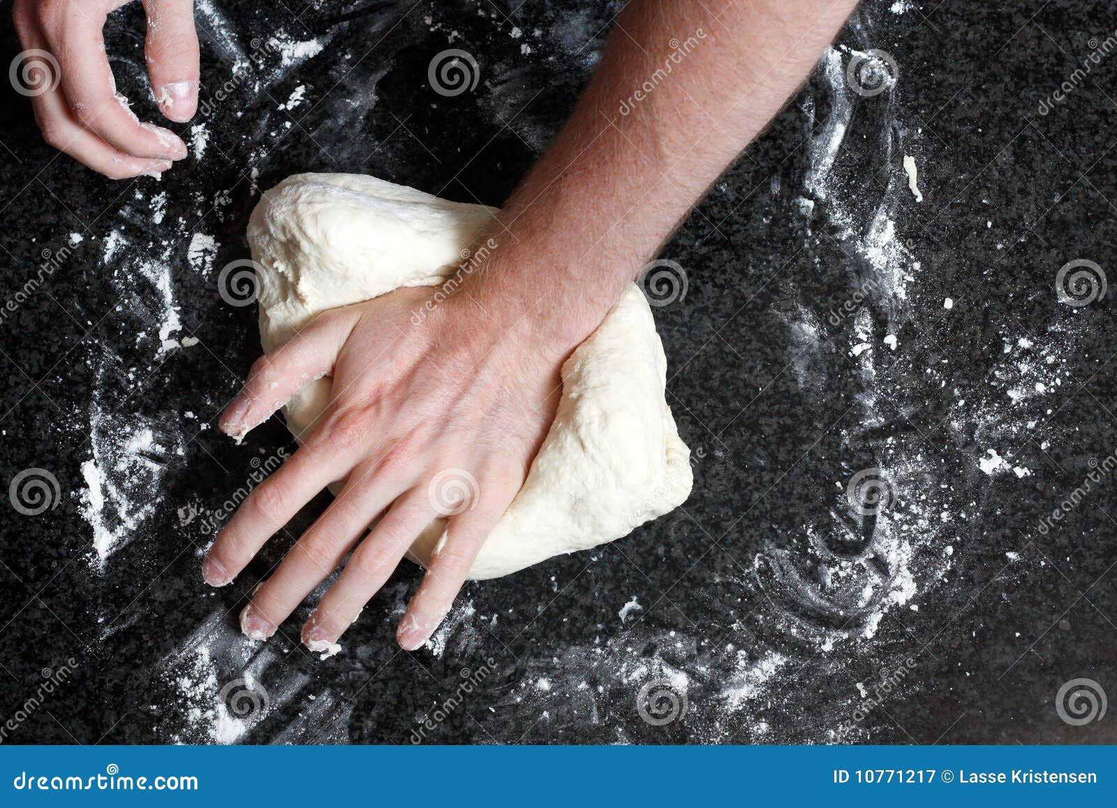 Kneading stock image. Image of home, knead, chef, making - 10771217
