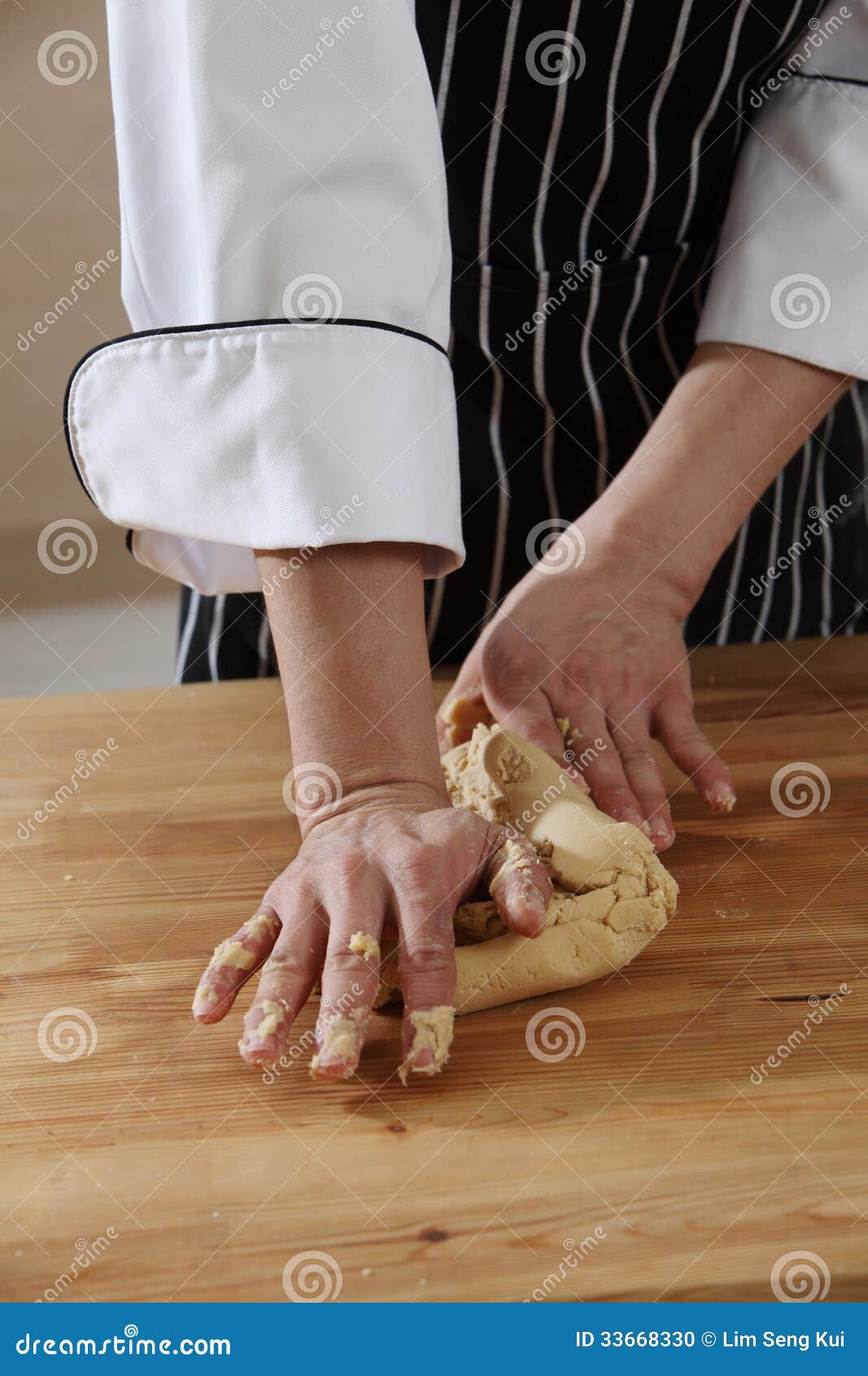Kneading dough on table stock photo. Image of cooking - 33668330