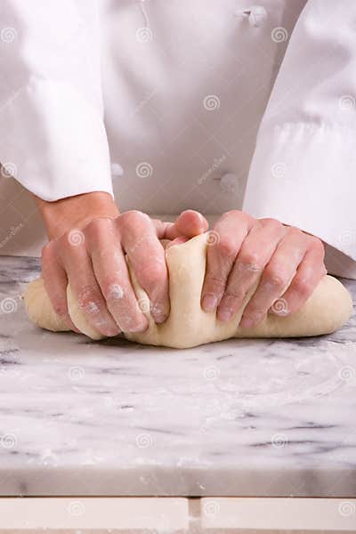 Kneading hands stock image. Image of woman, cook, bowl - 3264749