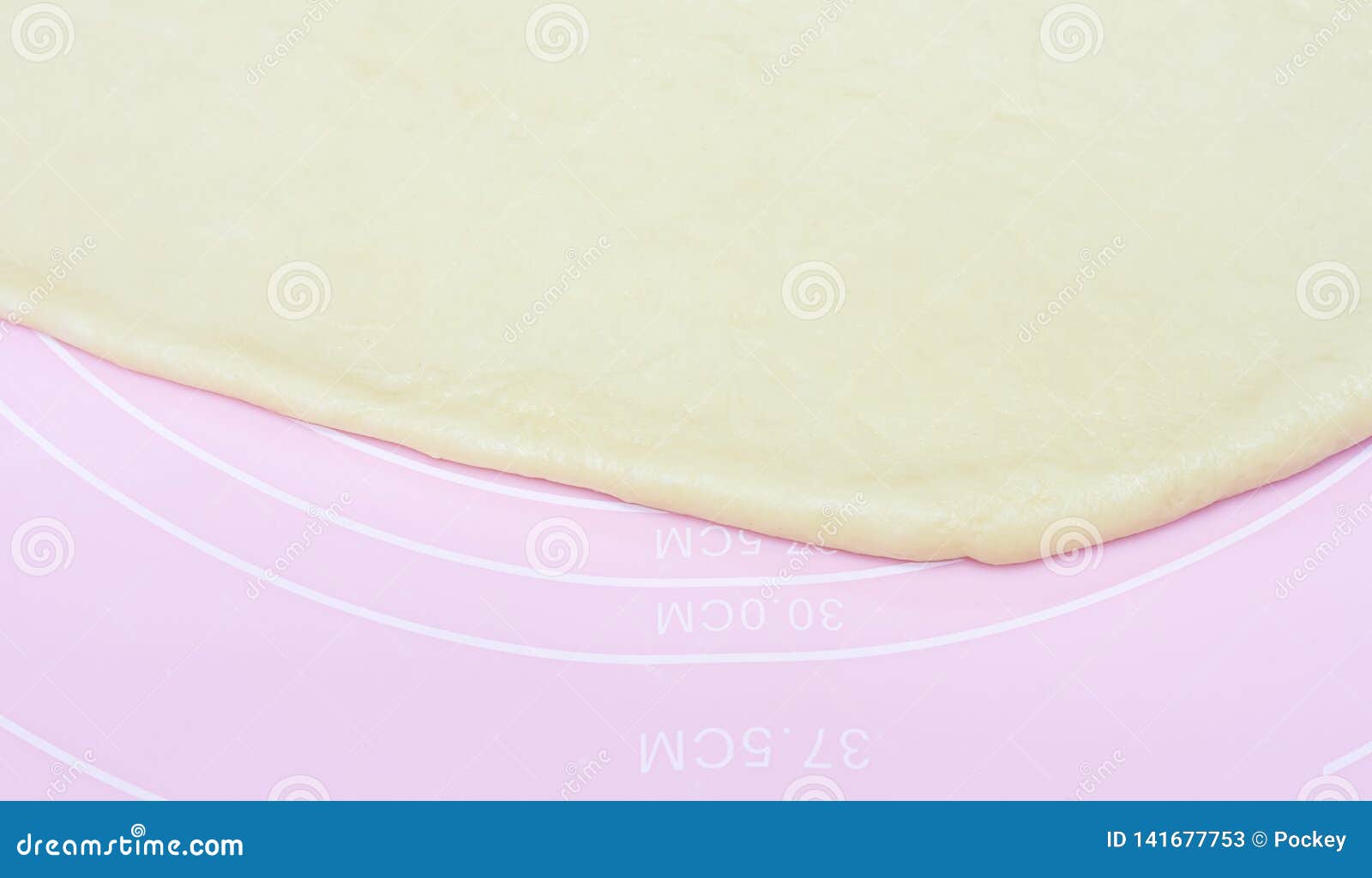 Kneading a smooth dough stock image. Image of preparation - 141677753
