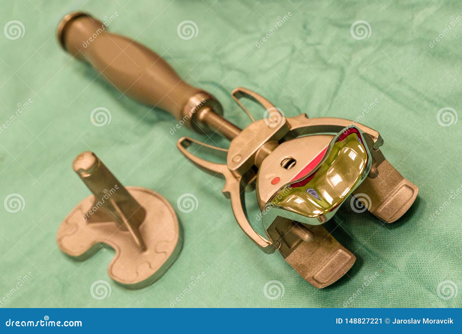 Knee Endoprosthesis Implant Stock Image - Image of knee, orthopedic ...