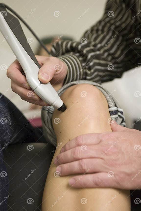 Knee exam stock image. Image of healthy, physician, equipment - 5869089
