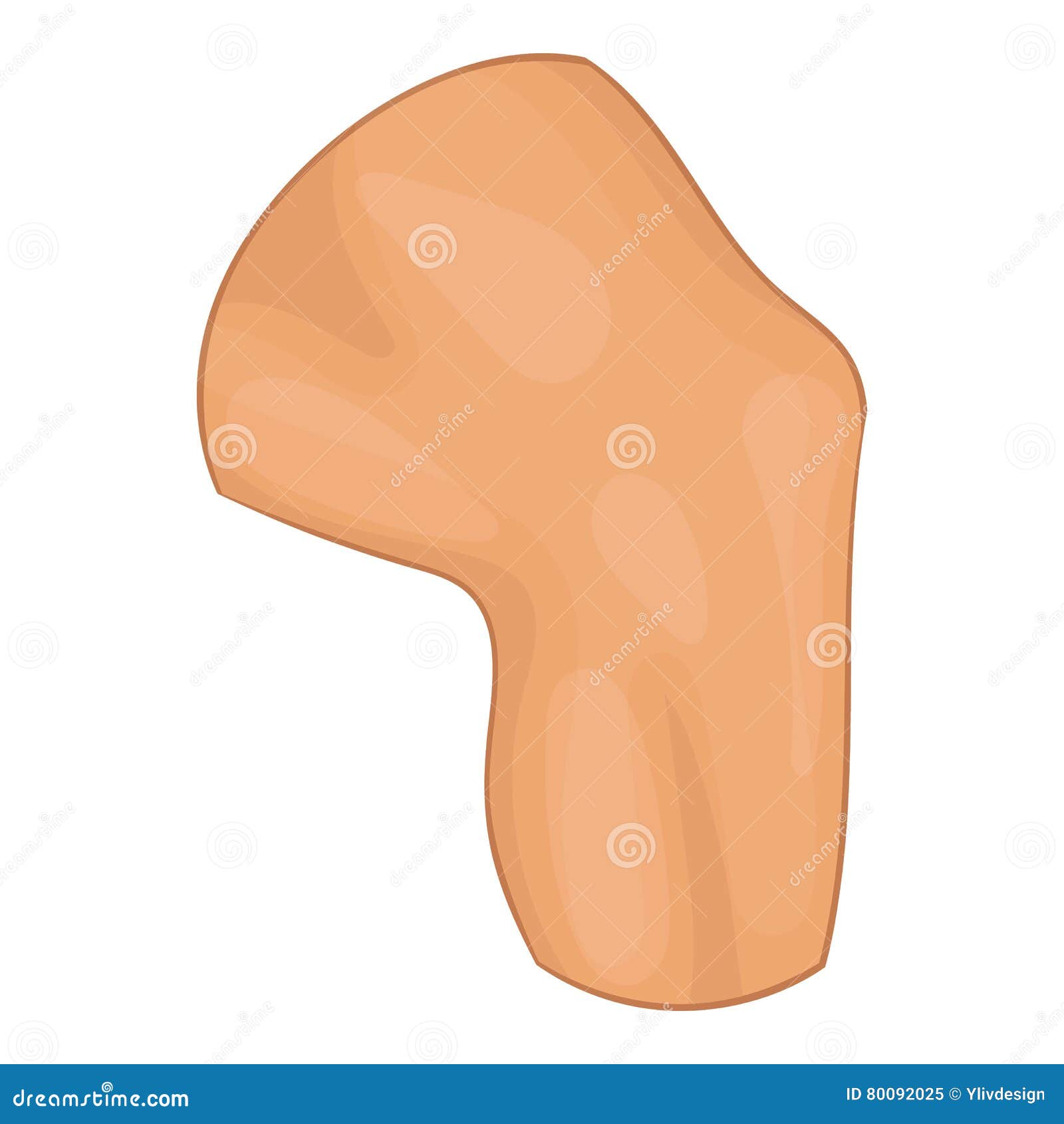 Knee Icon, Cartoon Style | CartoonDealer.com #80092025