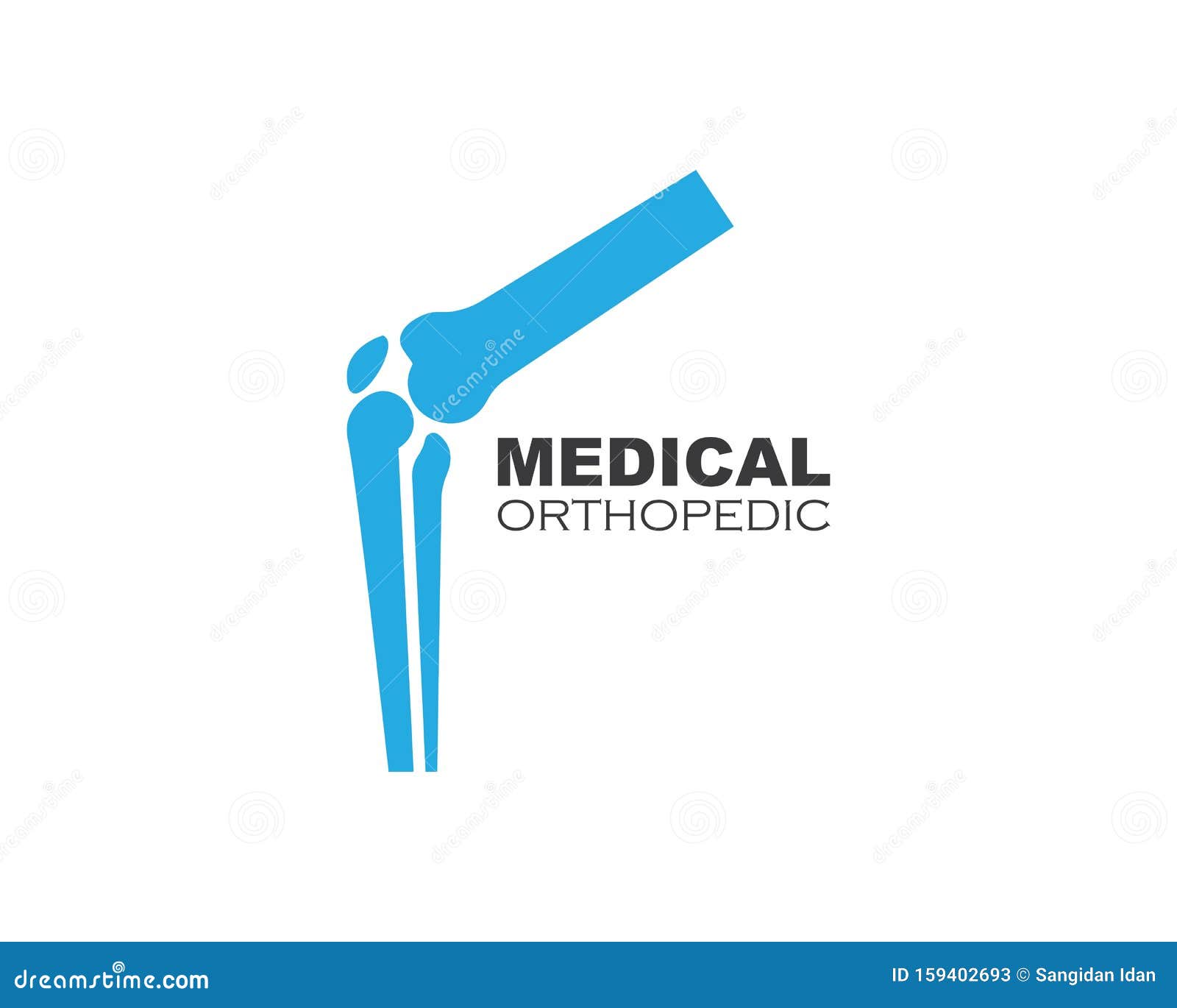 Joint Bone Logo Vector, Bone Joint Logo Designs Concept, Knee Care Logo ...