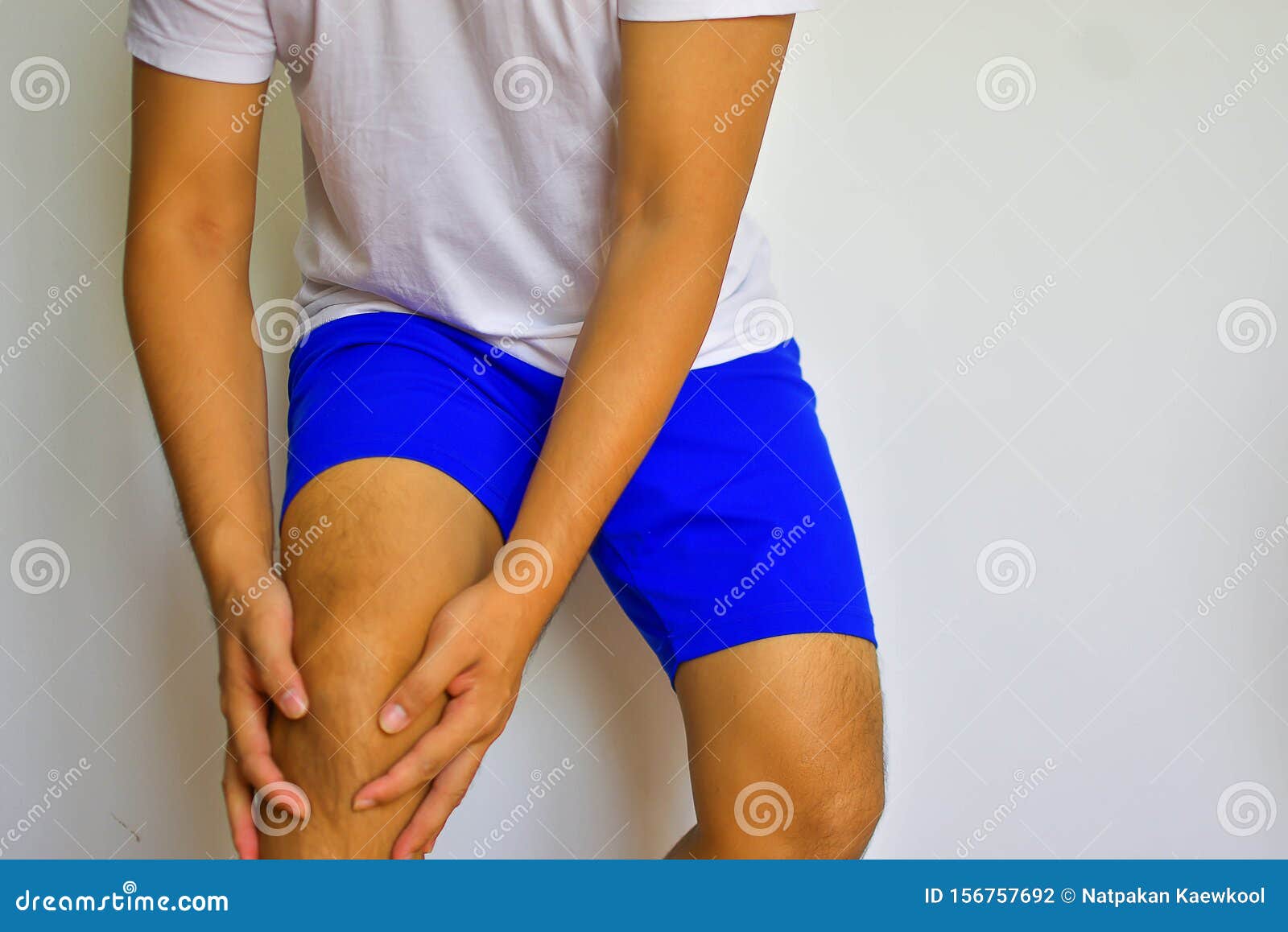 Knee Pain & Injuries Causes,body Part Stock Photo - Image of physical ...