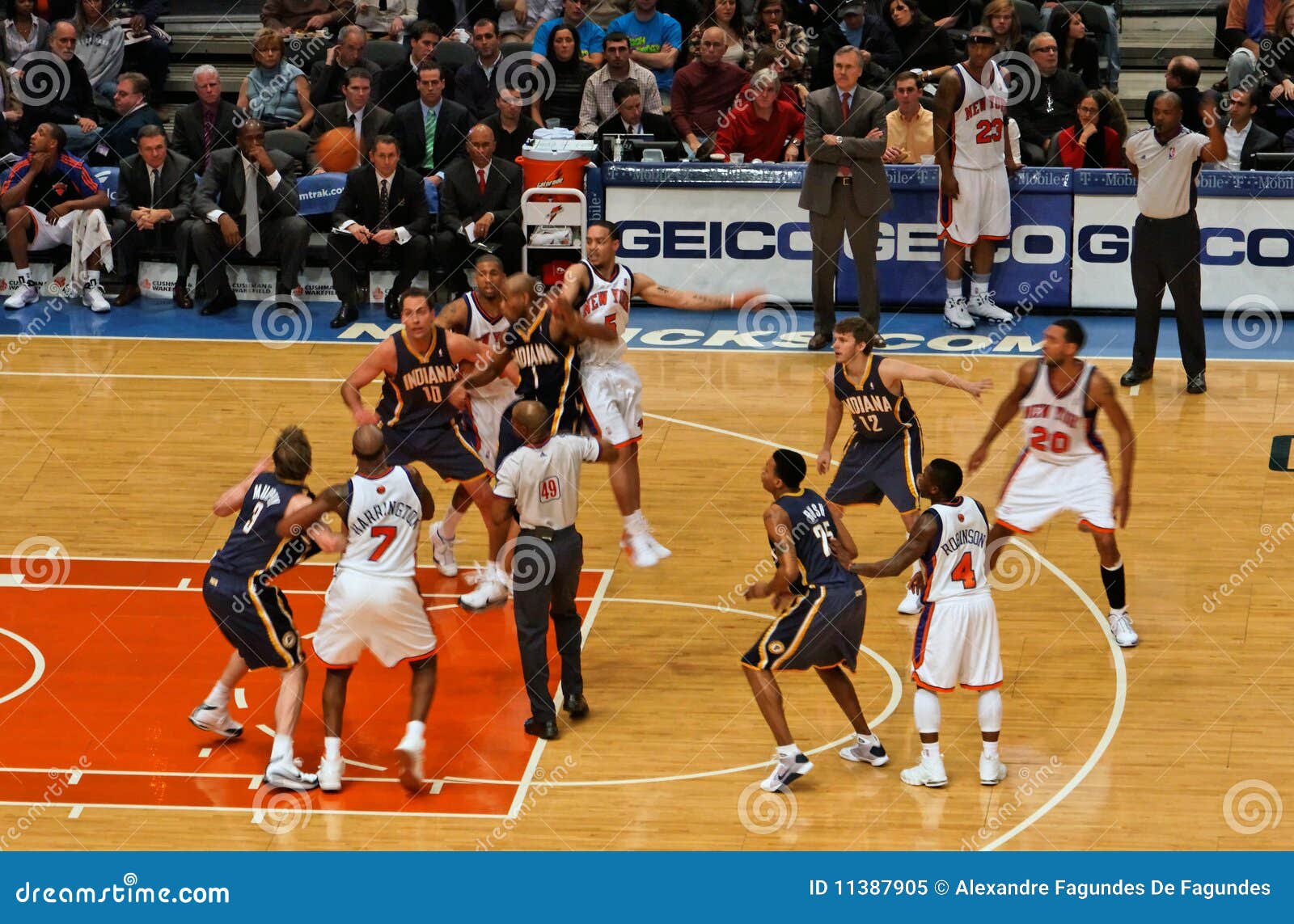 Knicks X Indiana Pacers Madison Square Garden Editorial Image - Image ...